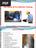 Fire Watcher Training Module | PDF | Fires | Chemistry