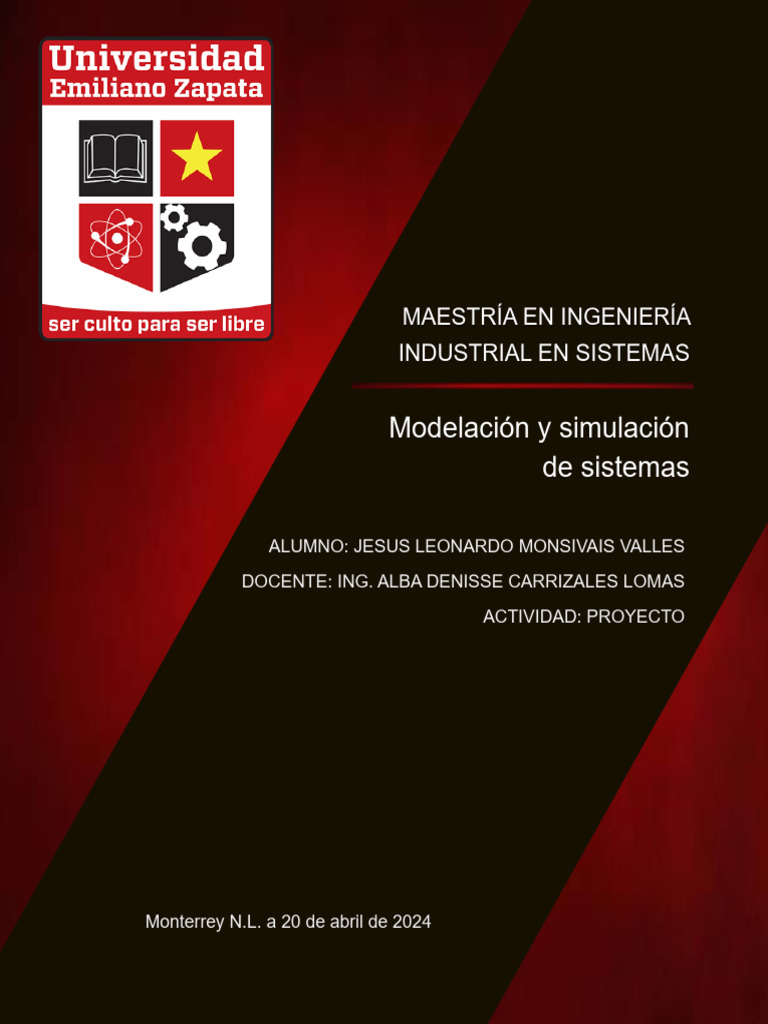Modelación y Simulación de Sistemas | PDF | Alimentos | Refrigerador