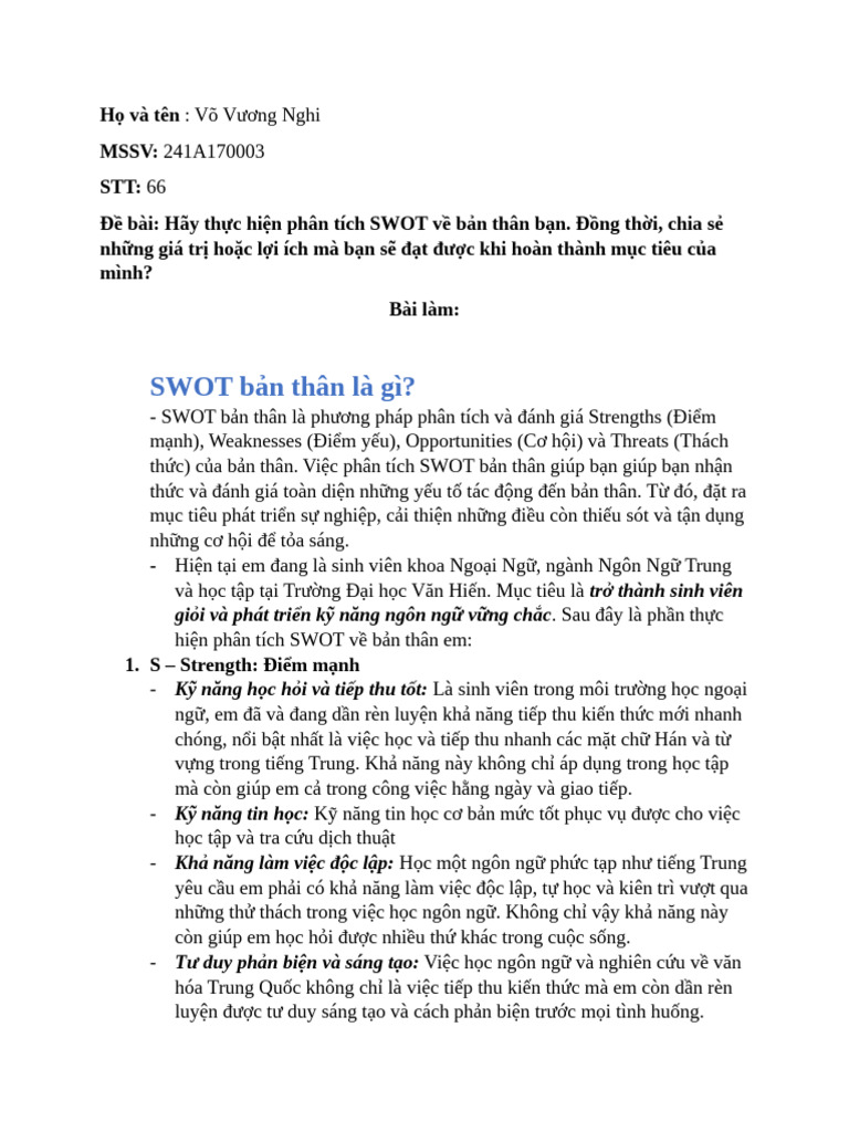 Bài tập QTH | PDF