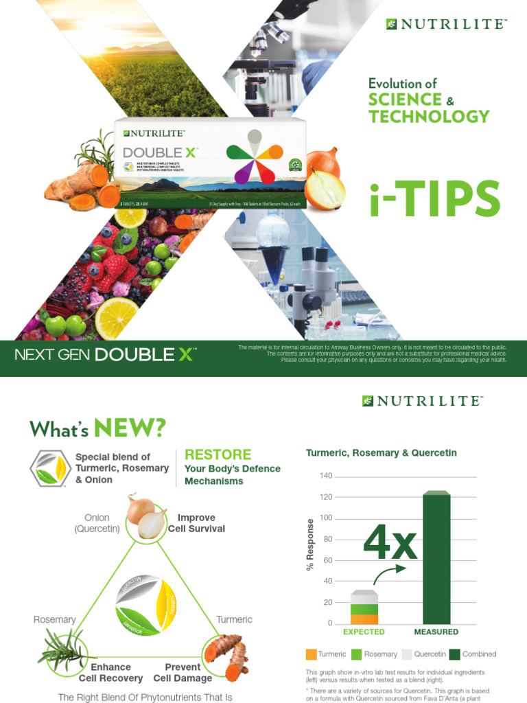 New & Improved DOUBLE X Overview | PDF | Vitamin | Nutrients