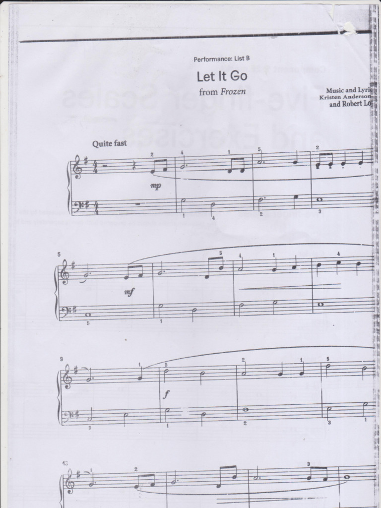 Let It Go | PDF