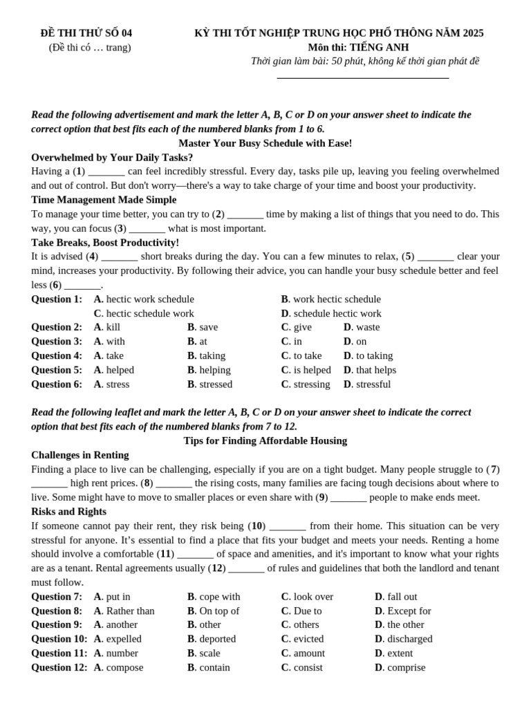 Mastering Your Busy Schedule | PDF | Pain | Tooth