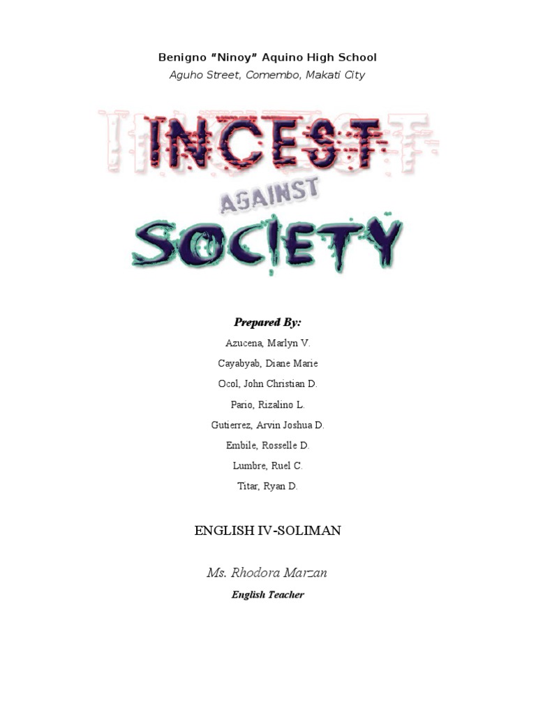 Research Marlyns Group - 1-3-12 | PDF | Incest | Adolescence