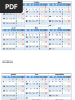 Pipsc Ipfpc 2024 2025 Calendar Calendrier PDF | PDF
