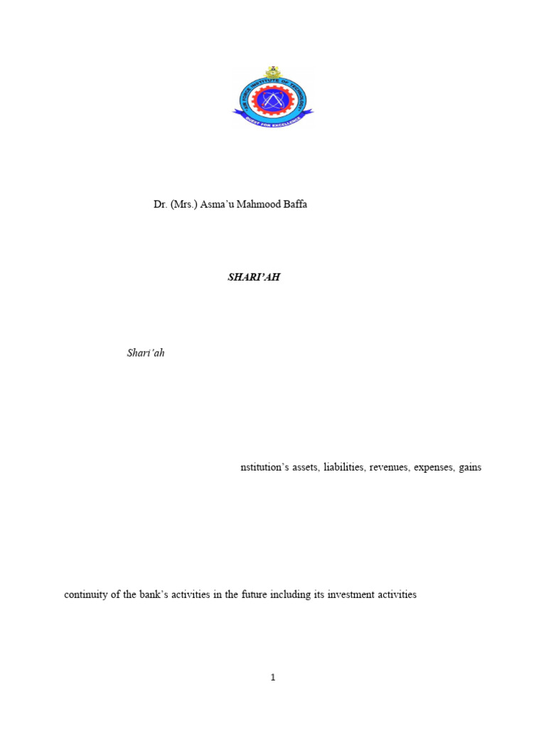 Islamic vs Conventional Accounting Concepts | PDF | Going Concern | Financial Accounting