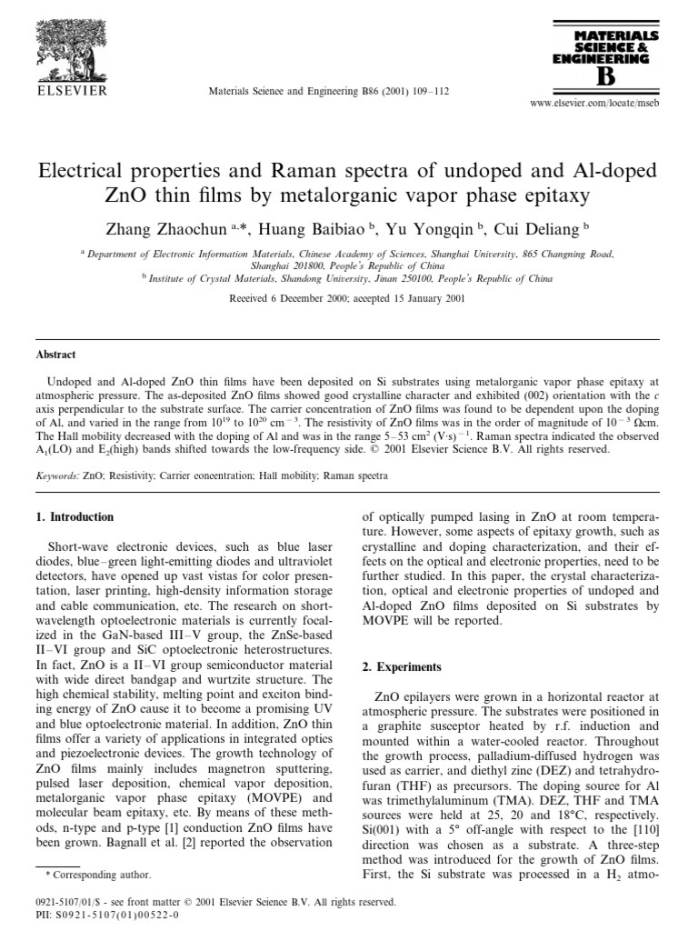 Rồi 2-2001-Electrical properties and Raman spectra of undoped and Al ...