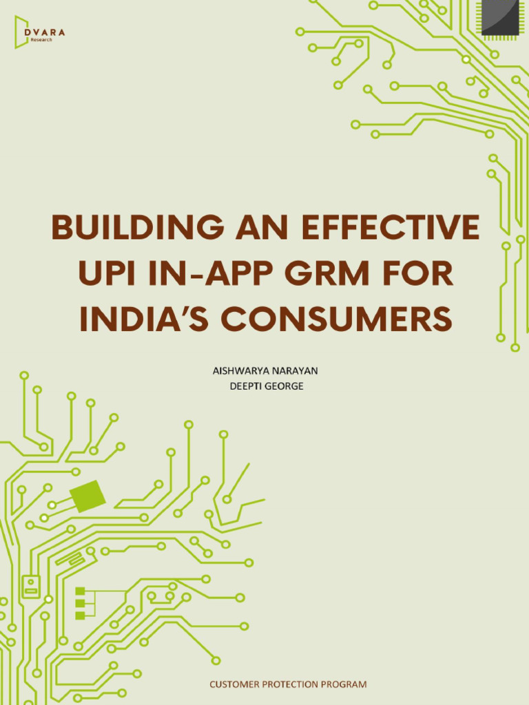 Enhancing UPI In-App Grievance Redressal | PDF | Banking