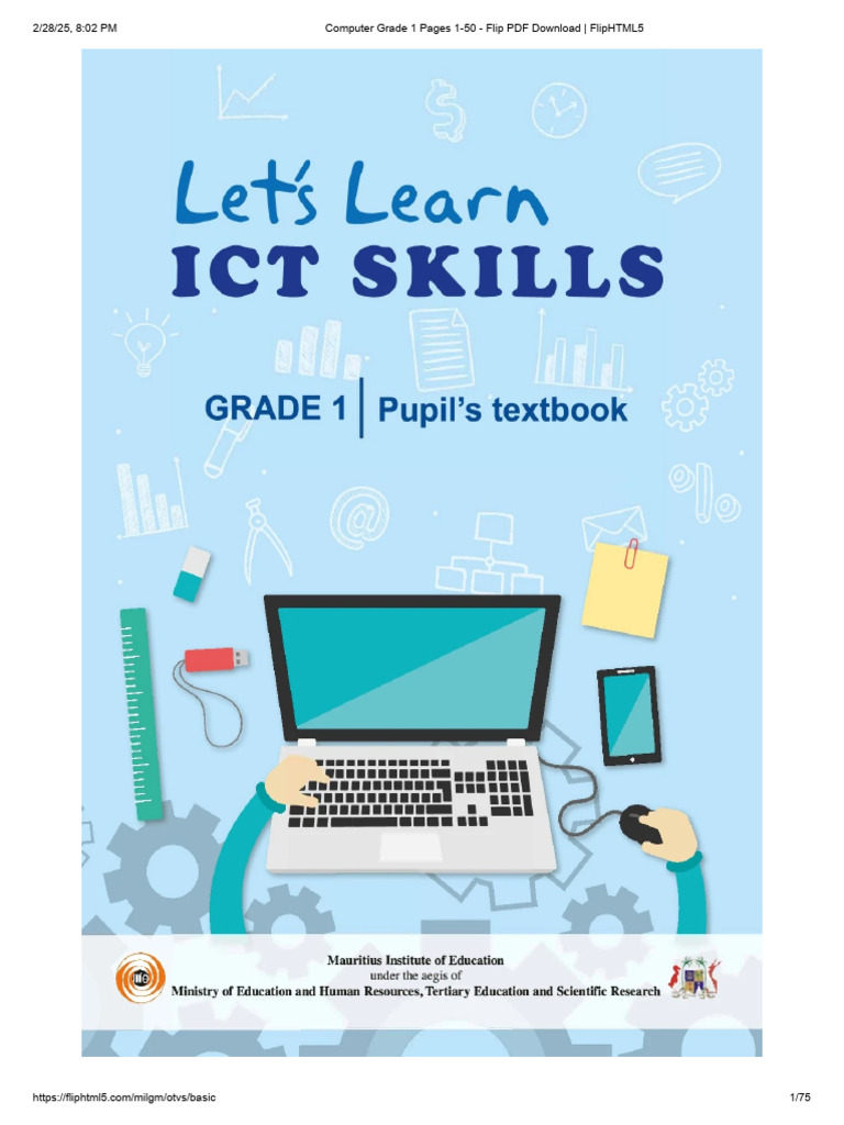 Computer Grade 1 Pages 1-50 - Flip PDF Download - FlipHTML5 | PDF | Computer File | Technical ...