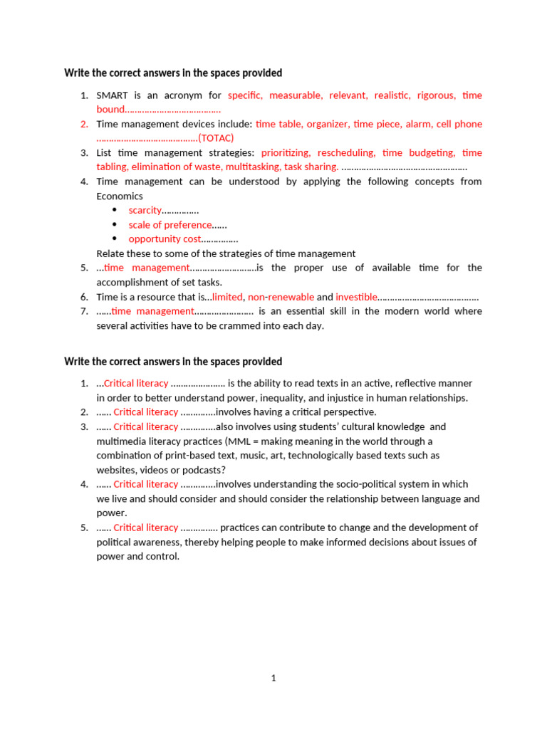 Quiz Questions GNS 101 by DREX | PDF | Adjective | Sentence (Linguistics)