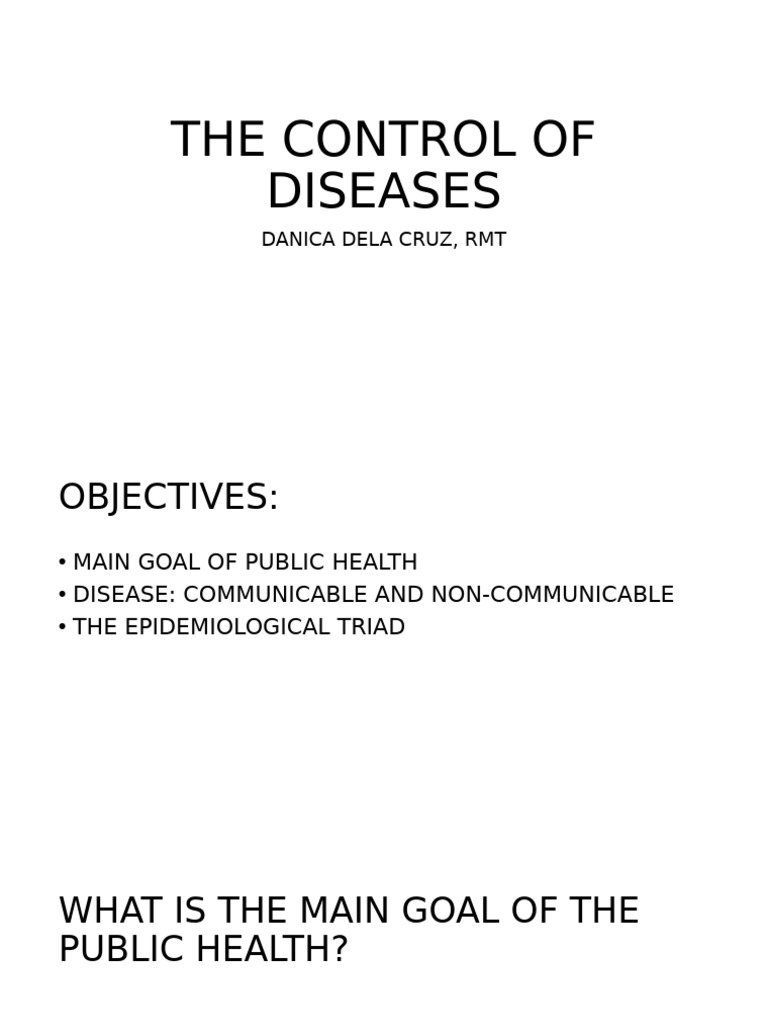 Understanding Disease Control Methods | PDF | Virus | Infection