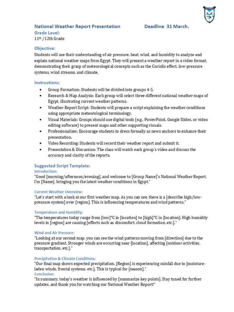 Science Project Weather & Climate | PDF | Weather | Wound