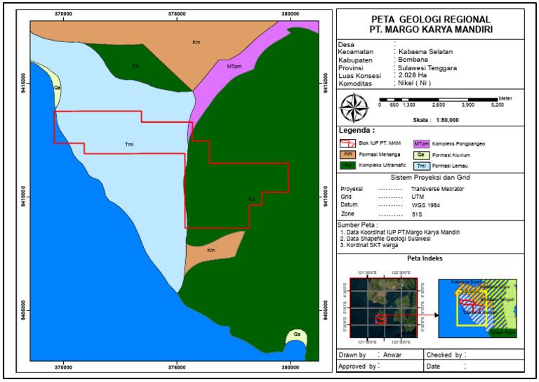 Peta GEOLOGI MKM | PDF