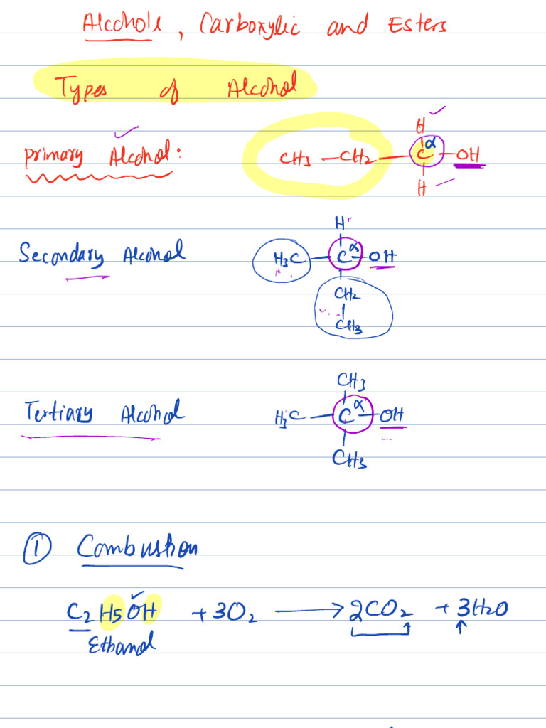 Alcohol, Carboxylic Acid and Esters 6 | PDF | Aldehyde | Carboxylic Acid
