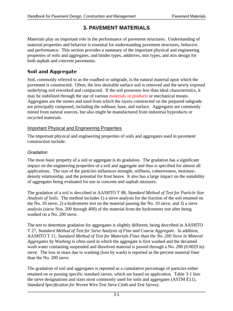 Pavement Materials and Properties Guide | PDF | Porosity | Young's Modulus