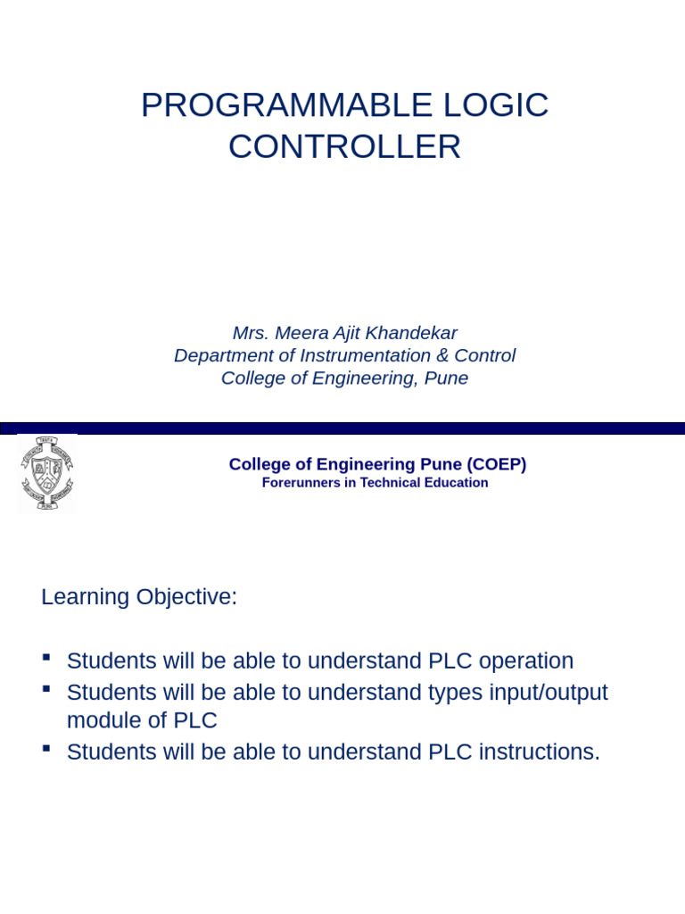 Programmable Logic Controller | PDF | Programmable Logic Controller | Analogue Electronics