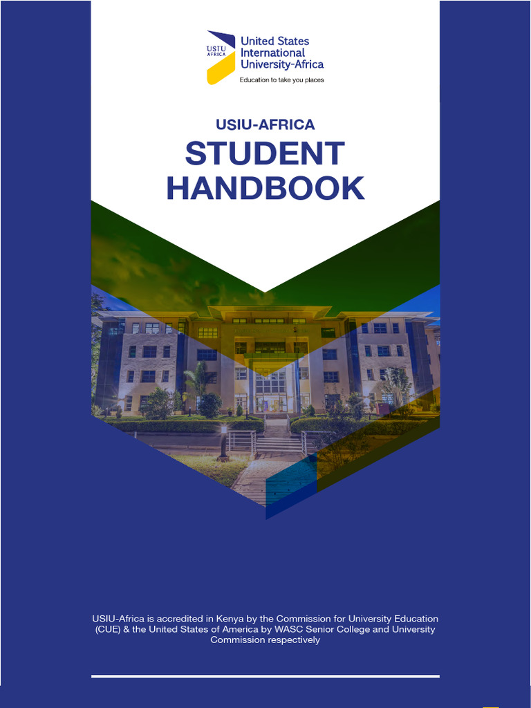USIU-Africa Student Handbook Overview | PDF | Student Financial Aid In ...
