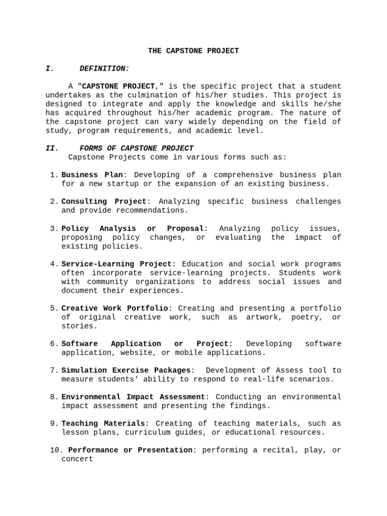 Parts of The Final Capstone Paper | PDF | Policy | Risk Management