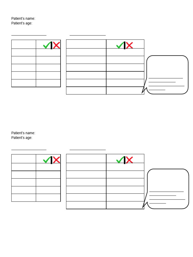 Eye Examination Sheet - MEDICINA | PDF