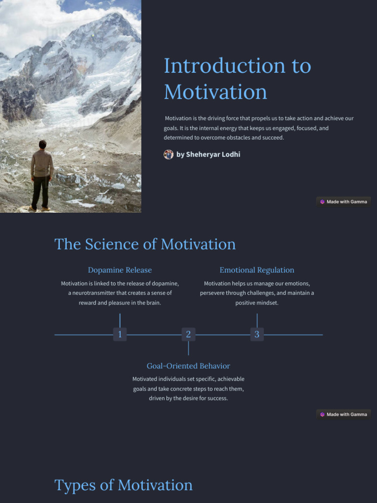 Introduction-to-Motivation | PDF | Motivational | Motivation