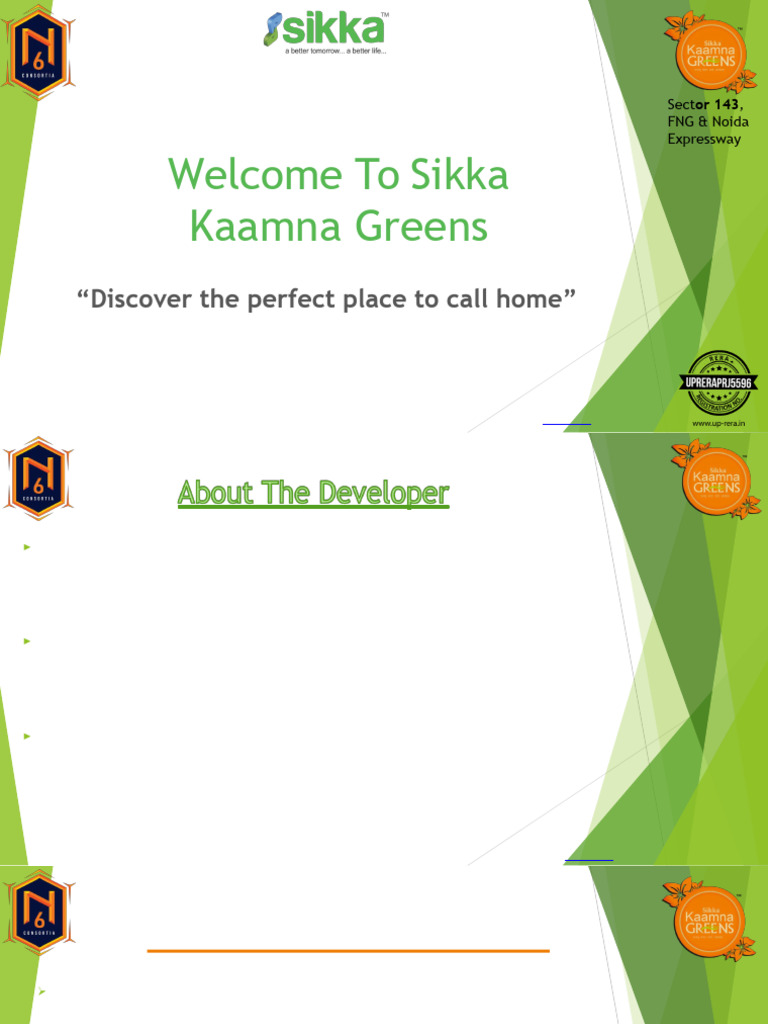 Sikka Kaamna Greens - Infopack | PDF