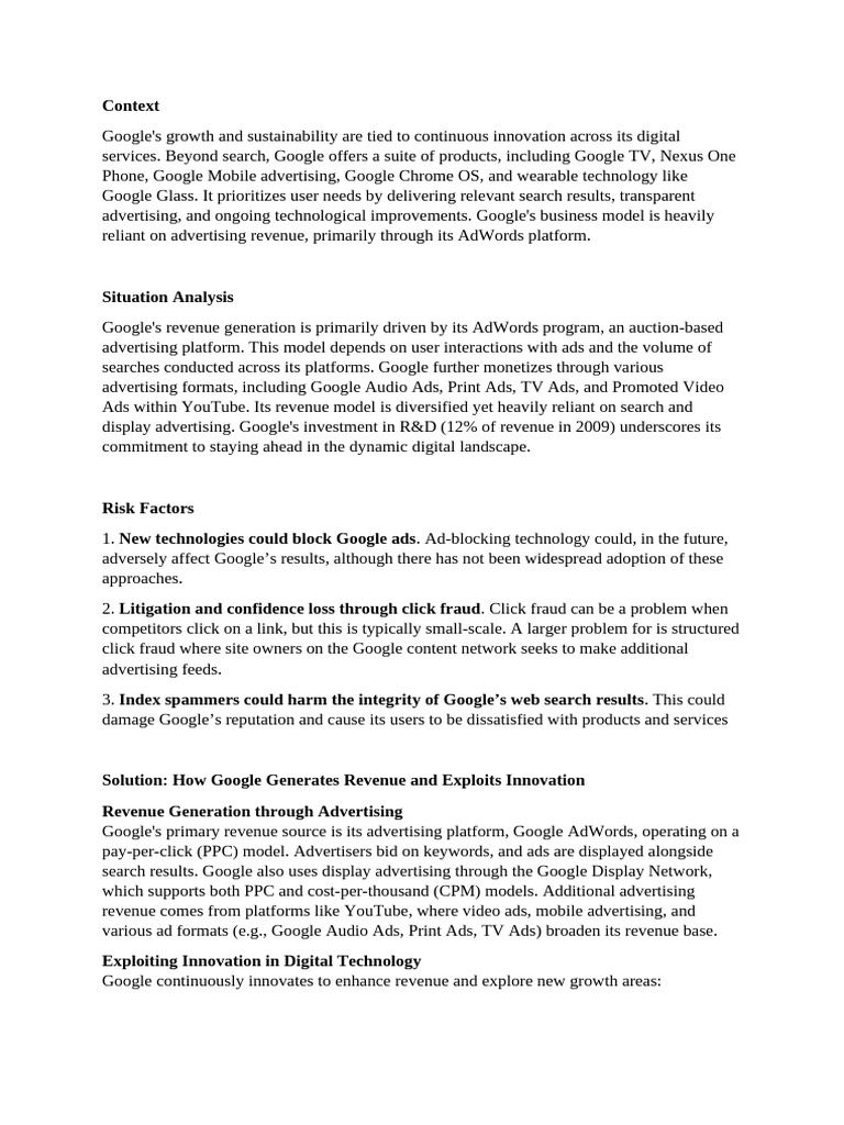 Materi Case Study Background | PDF | Advertising | Information Technology