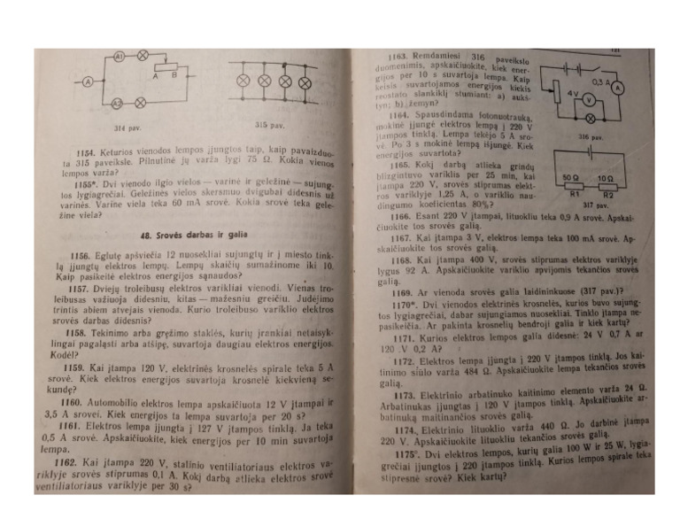 8 Kl. Sroves Darbas Ir Galia. Pasiruosimas Savarankiskam Darbui | PDF