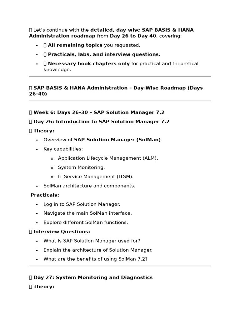 Sap roadmap | PDF | Databases | Computer File