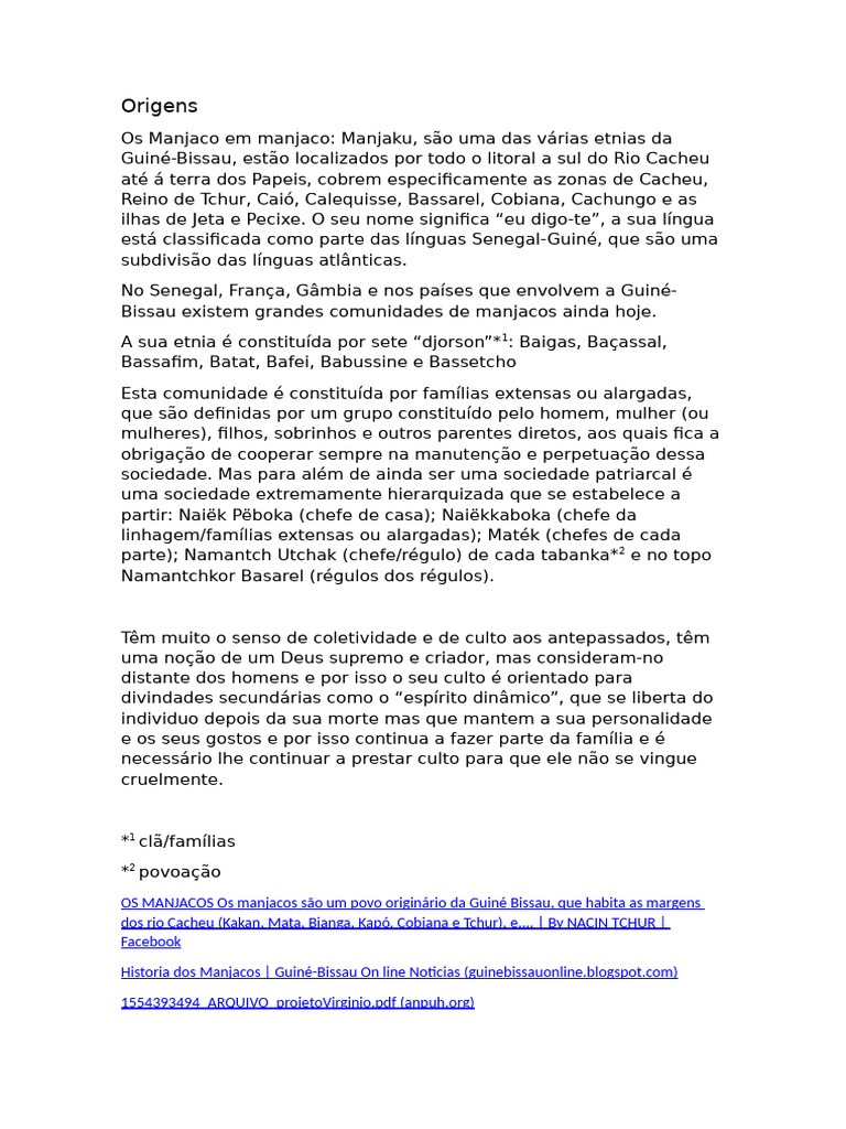 Origens Povo Monjaco | PDF