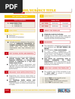 Transes Template Guide for Students | PDF | Microsoft Power Point