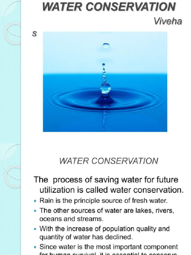 Water Conservation 250740467 250740467 | PDF