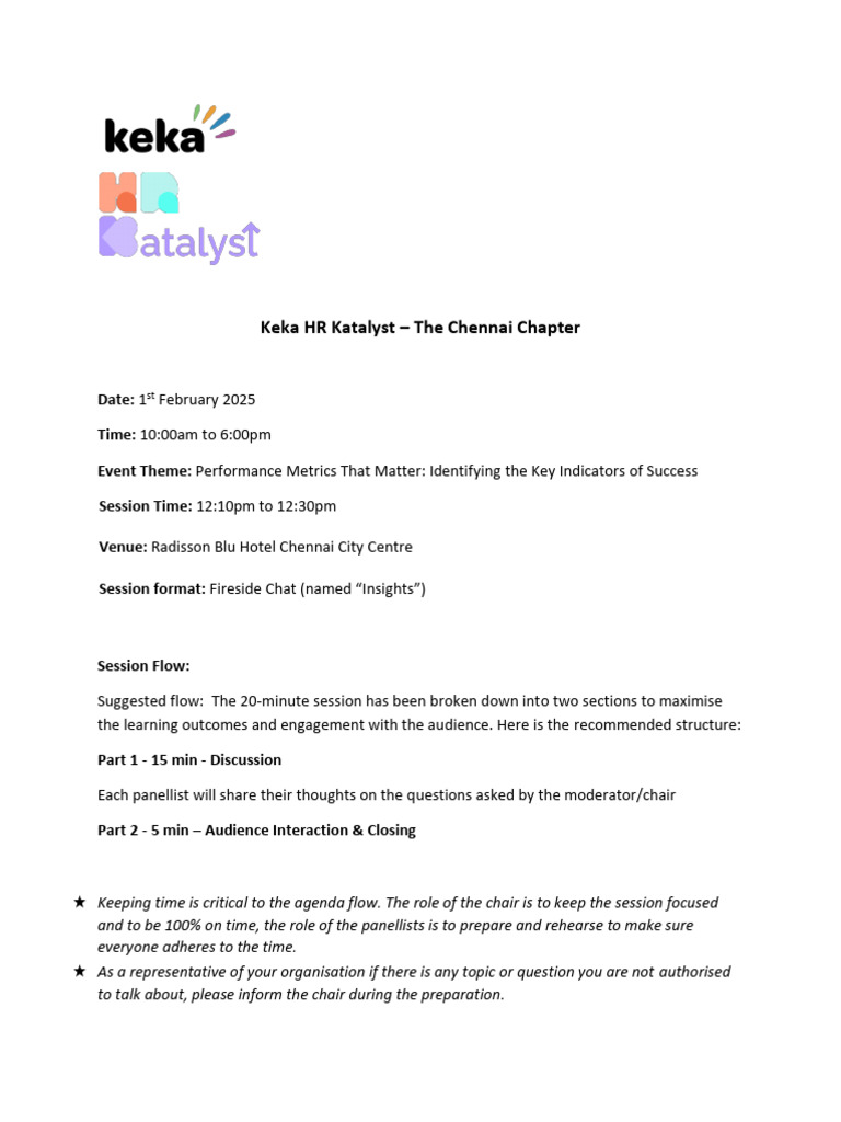 Questionnaire 2- Keka HR Katalyst Chennai | PDF | Social Psychology