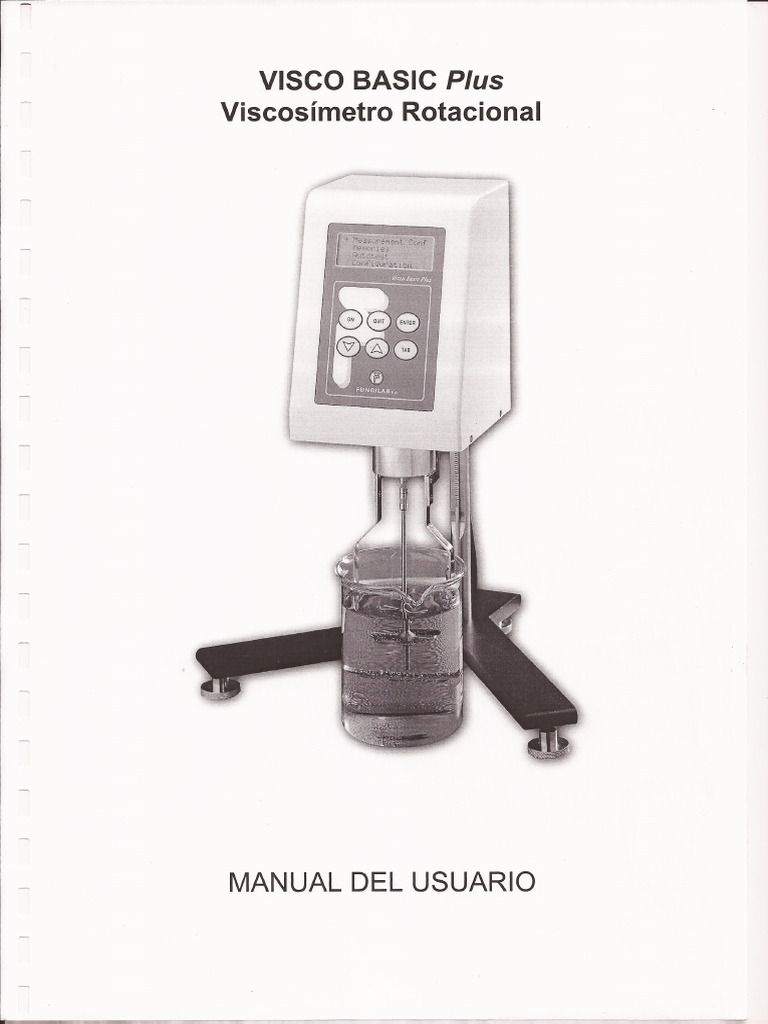 Viscosimetro Rotacional MANUAL | PDF