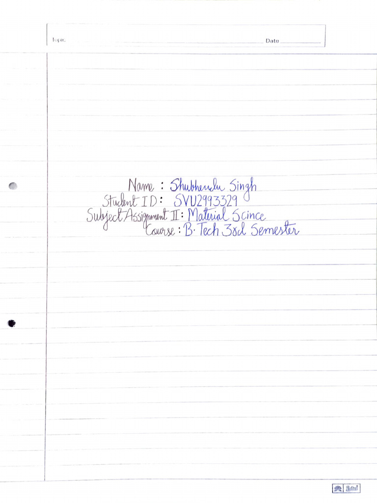 Material Science Assignment-Unit-2 | PDF