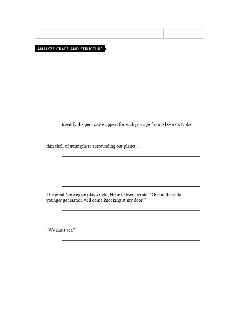 Analyze Craft and Structure_ Persuasive Speech (PDF) | PDF