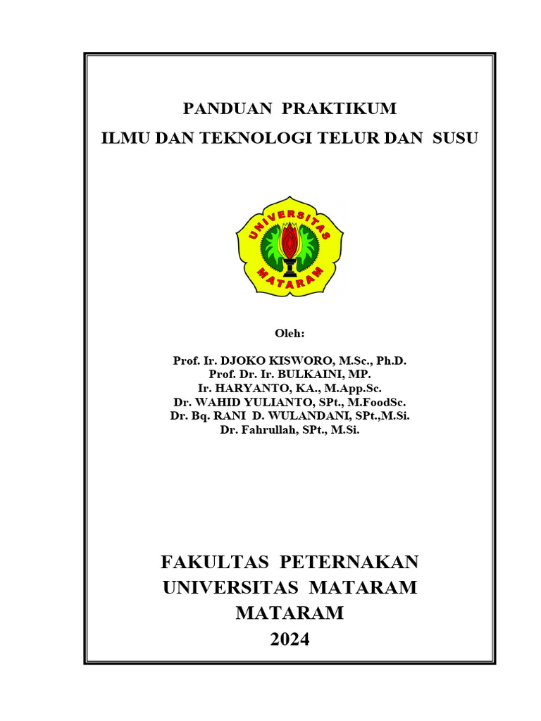 Panduan Praktikum ITEKTSUS - 2024 | PDF