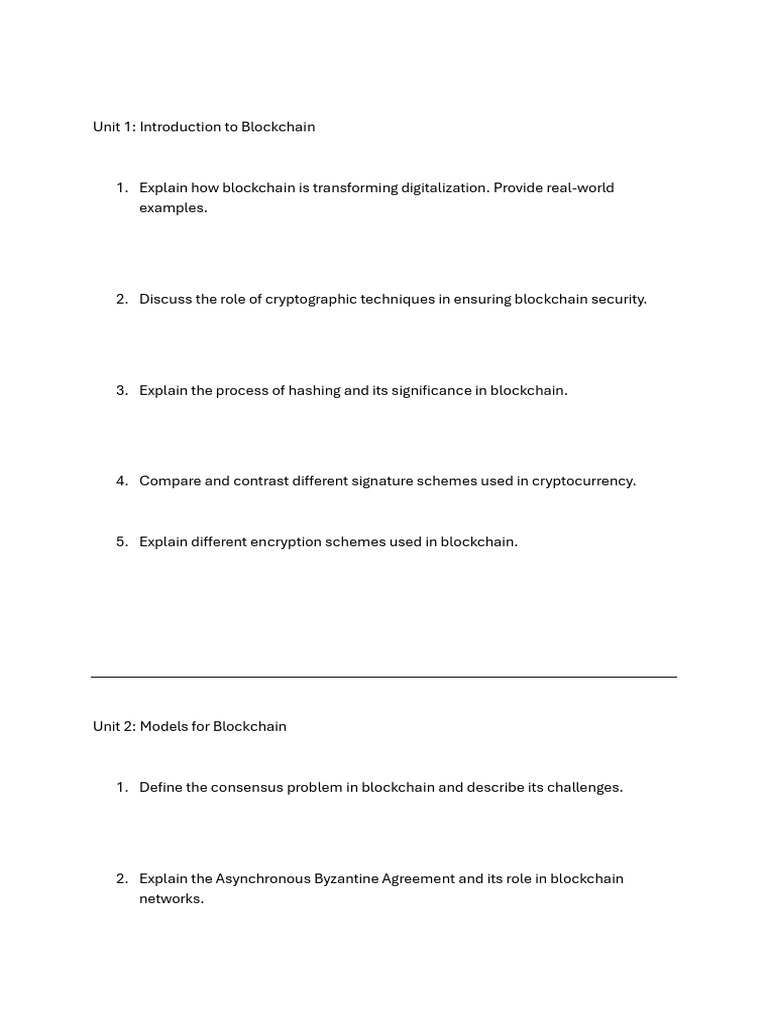 Block Chain Assignment | PDF