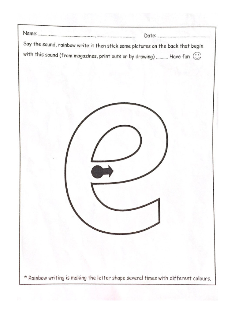 16862AssignmentsSound e homework activity sheet front and back | PDF