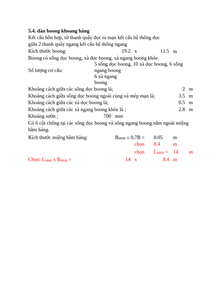 Dàn Boong Khoang Hàng | PDF