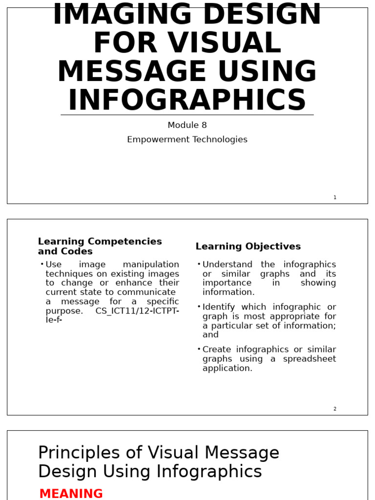 06 Visual Design Using Infographics | PDF | Infographics | Chart