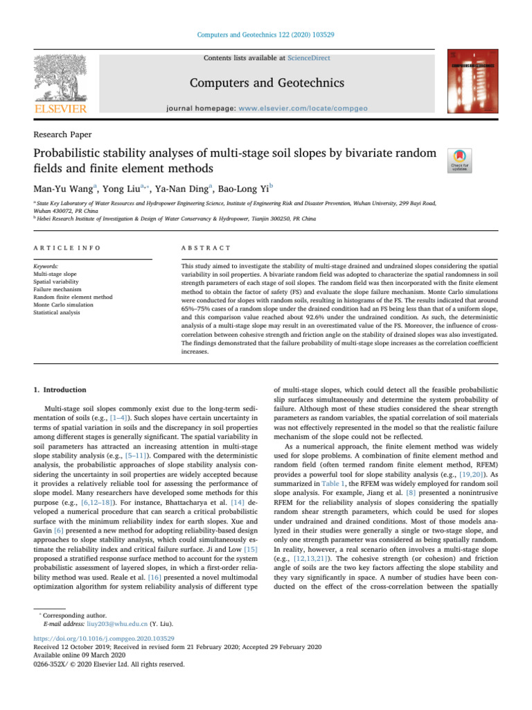 Probabilistic-stability-analyses-of-multi-stage-soil-slope_2020 ...