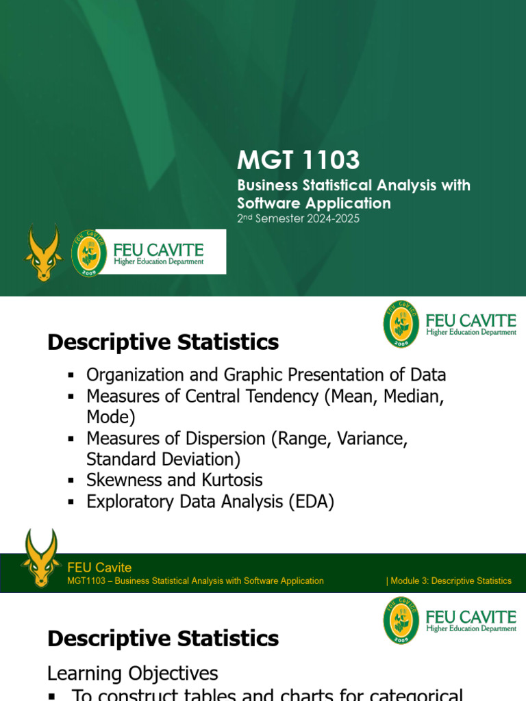 Week 5-6 Descriptive Statistics 1 | PDF | Chart | Statistics