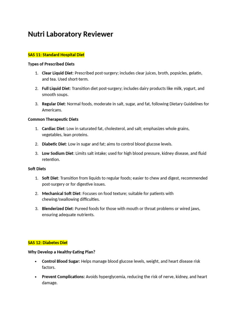 Nutri Laboratory Reviewer | PDF | Cirrhosis | Liver