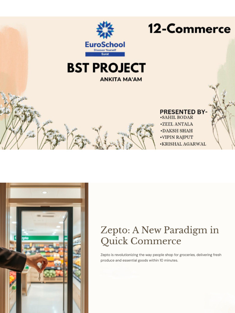 Zepto Project | PDF
