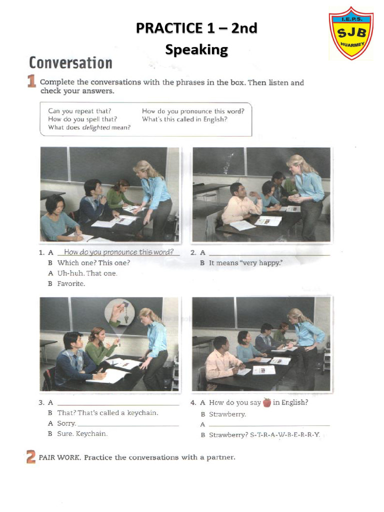 2º Practice 1-2 | PDF