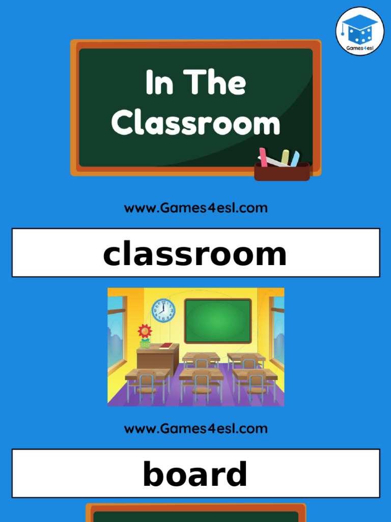 Classroom Objects PowerPoint Lesson | PDF