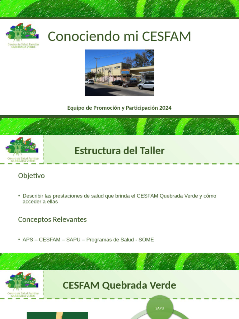 Servicios de Salud en CESFAM Quebrada Verde | PDF | Medicina | Cuidado ...