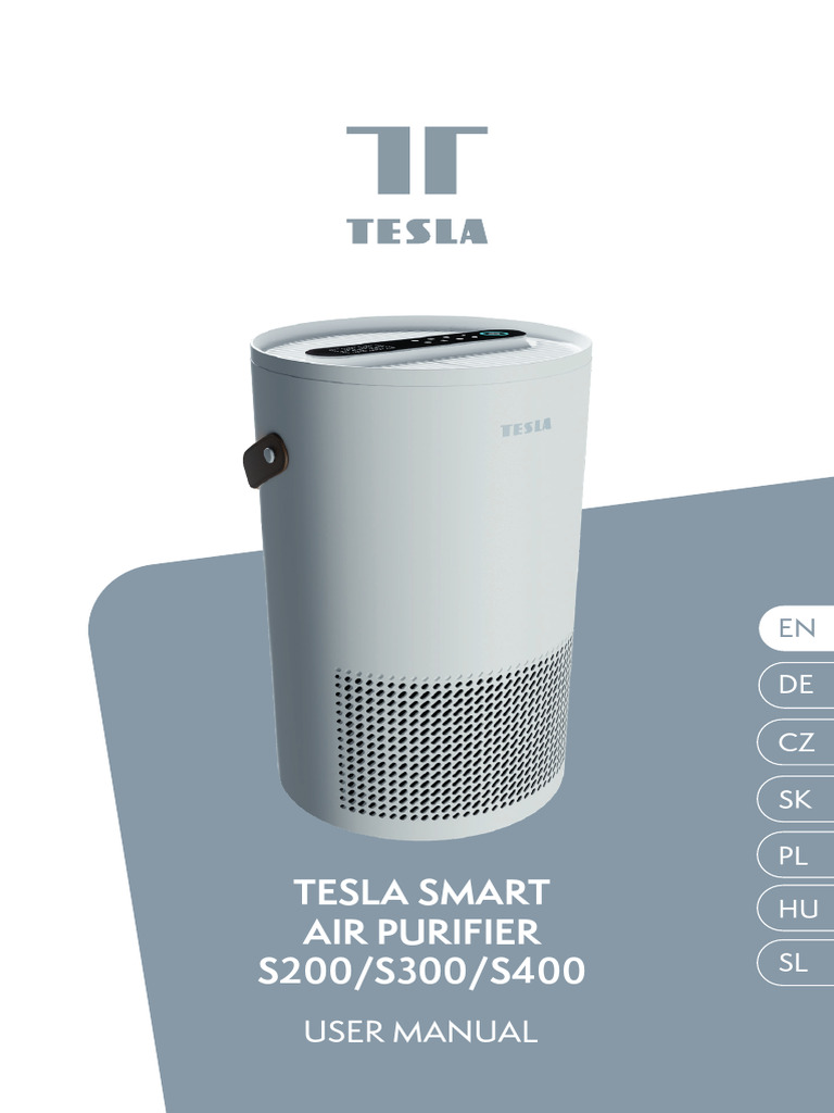 319 Manual Tesla Smart Air Purifier s200 s300 s400 | PDF | Ac Power ...
