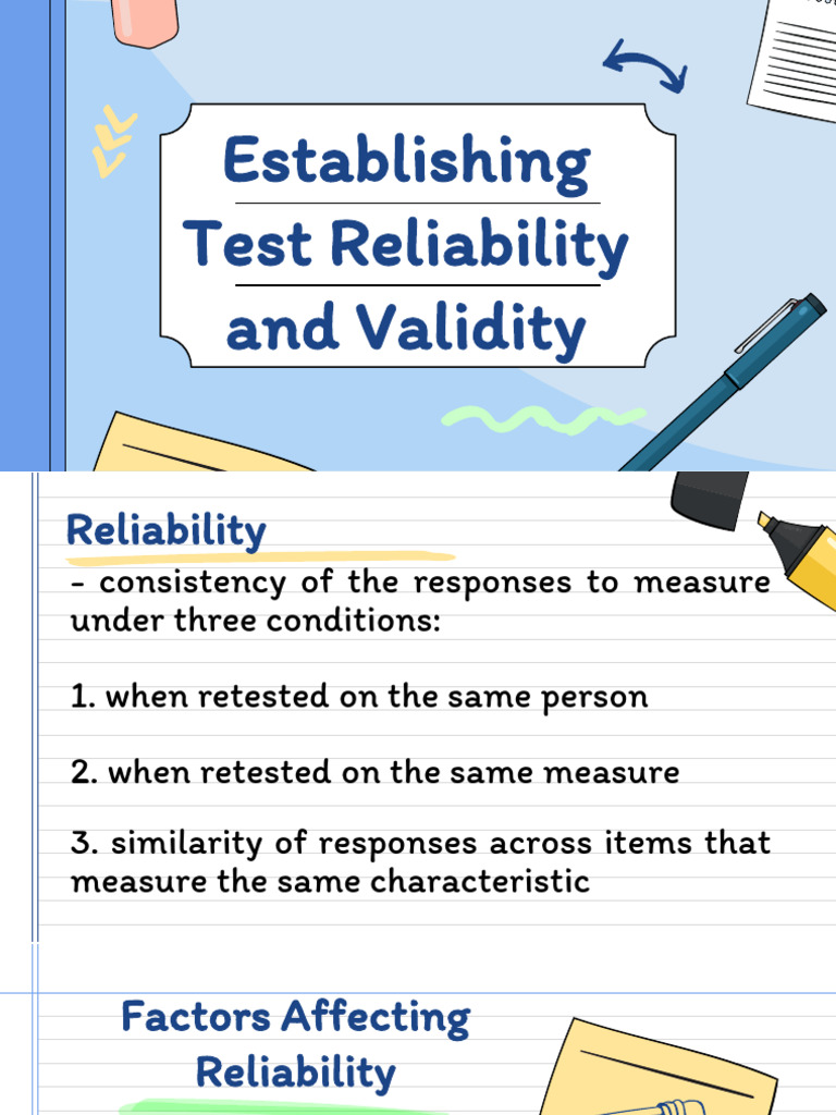 Validity-and-Reliability_removed-1 | PDF | Validity (Statistics) | Statistical Analysis