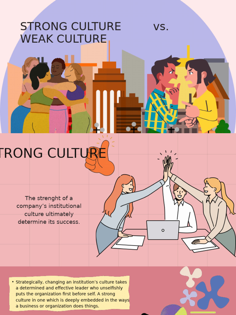 Strong vs. Weak Culture: Key Differences | PDF | Turnover (Employment ...