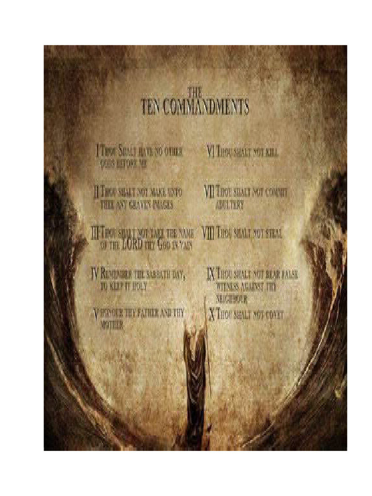 10 Commandments | PDF